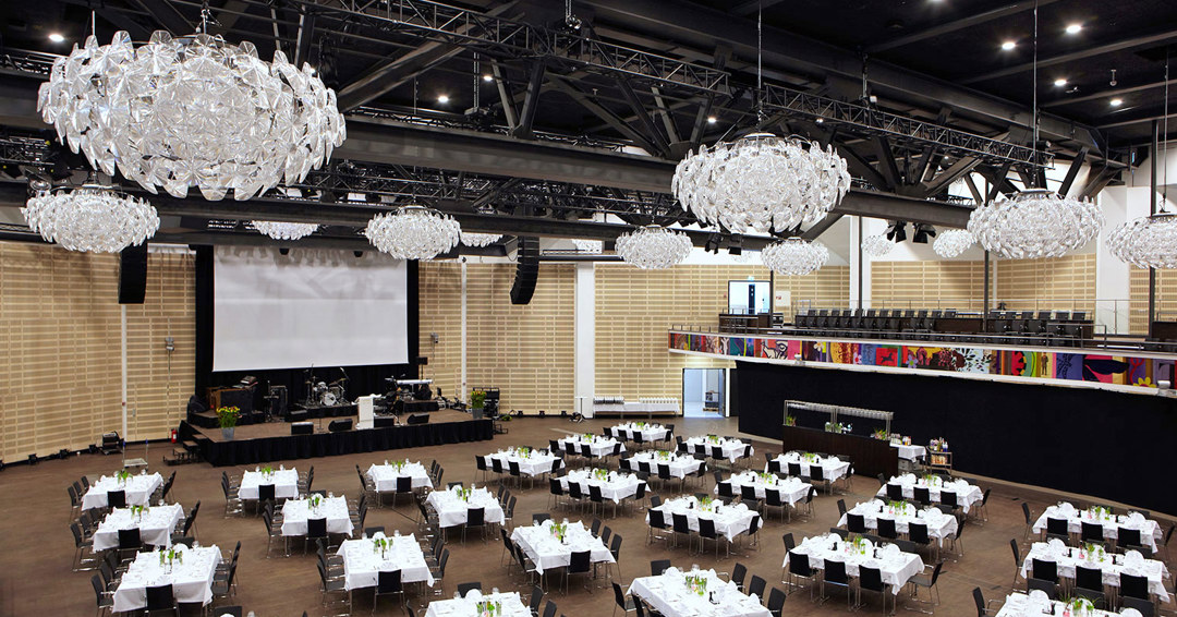 Acoustic ceiling at Tivoli Congress Center | Troldtekt
