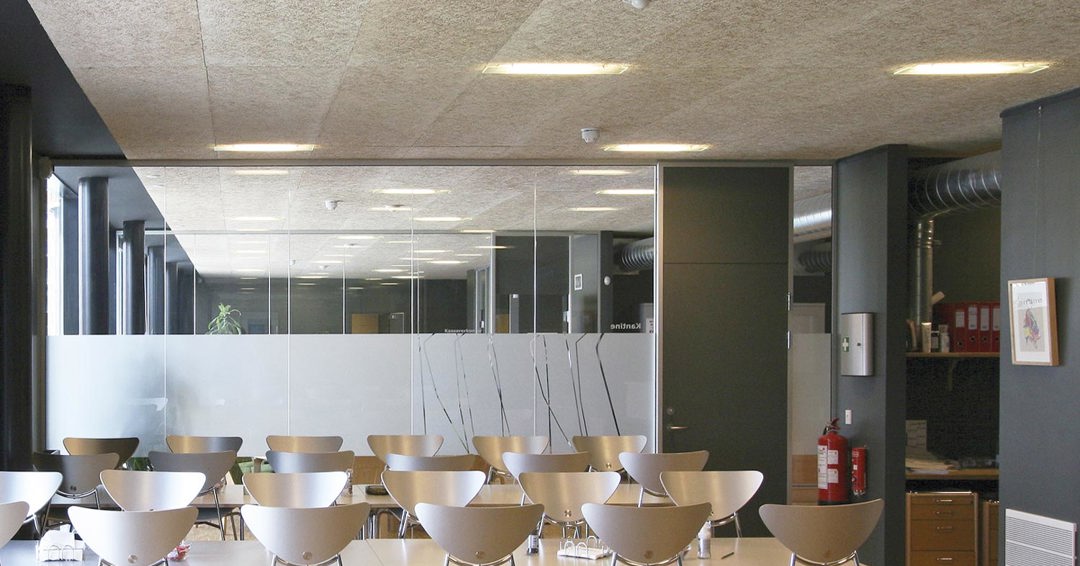 Inspiration: Acoustic ceiling in office building | Troldtekt