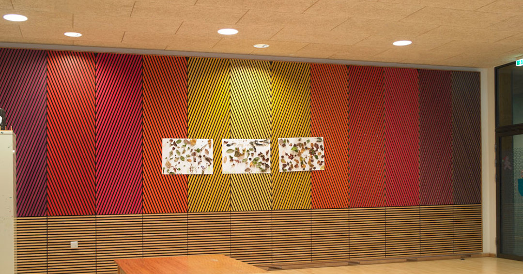 Inspiration: Acoustic ceiling in school building | Troldtekt