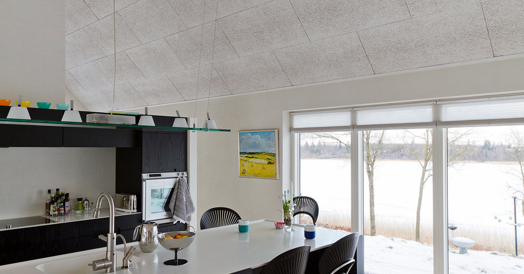Inspiration: Acoustic ceiling in private home | Troldtekt