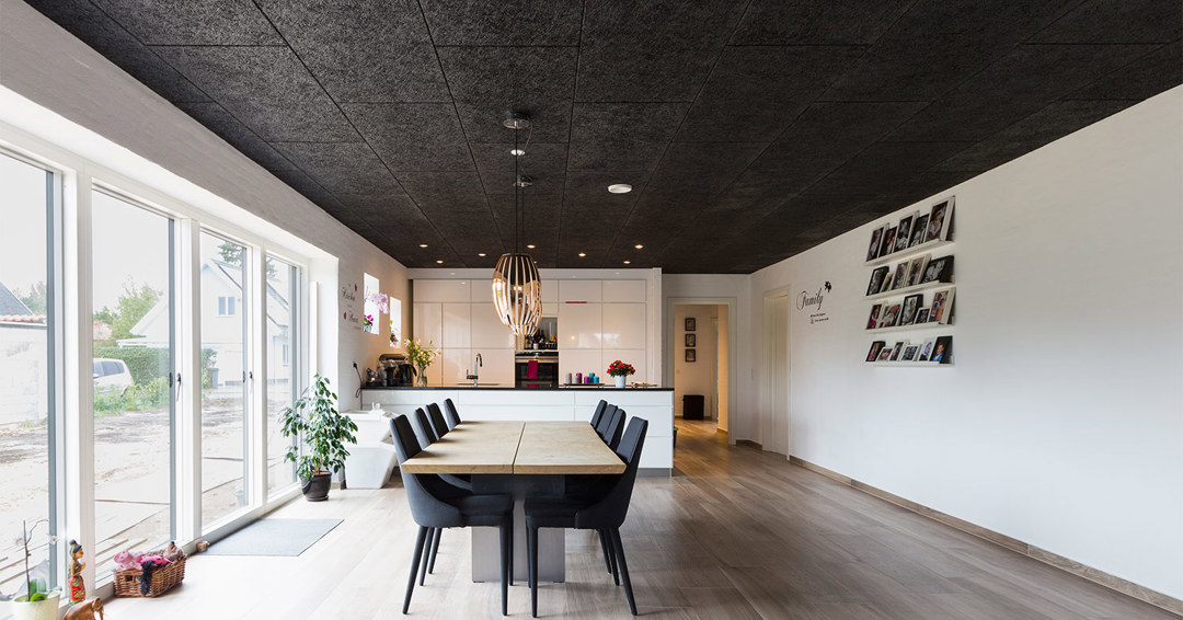 Inspiration: Acoustic ceiling in private home | Troldtekt