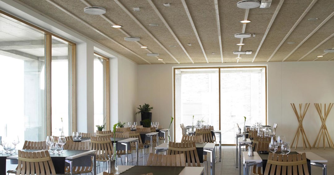 Inspiration: Acoustic ceiling at Utzon Center | Troldtekt