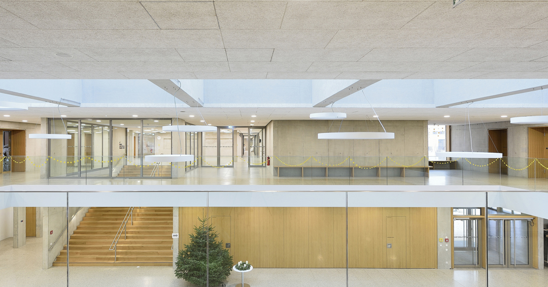 Major project combines two schools under one roof | Troldtekt