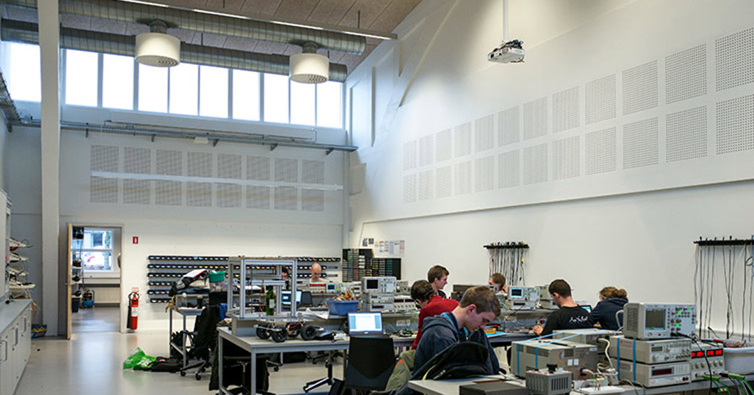 Inspiration: Good acoustics at engineering campus |Troldtekt